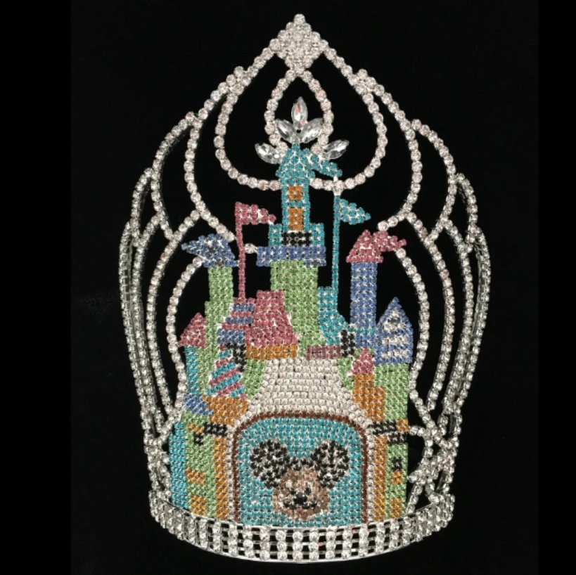Large Custom Rhinestone Tiara Theme Pageant Crystal Crowns| Alibaba.com