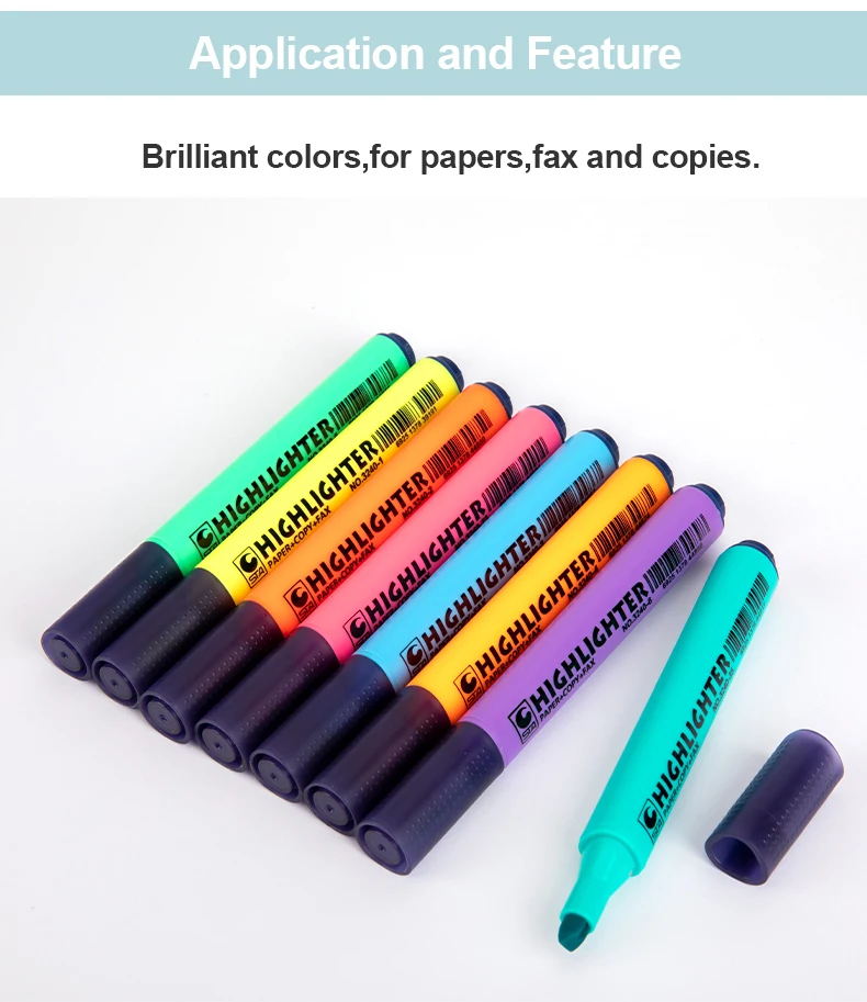 8-color Highlighter Set - Perfect for Daily Note-taking