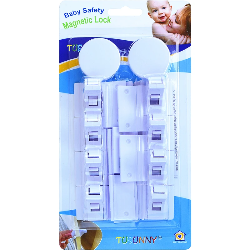 Baby Magnetic Locks Cabinet Magnetic Door Drawer Safety Lock Baby Multi ...