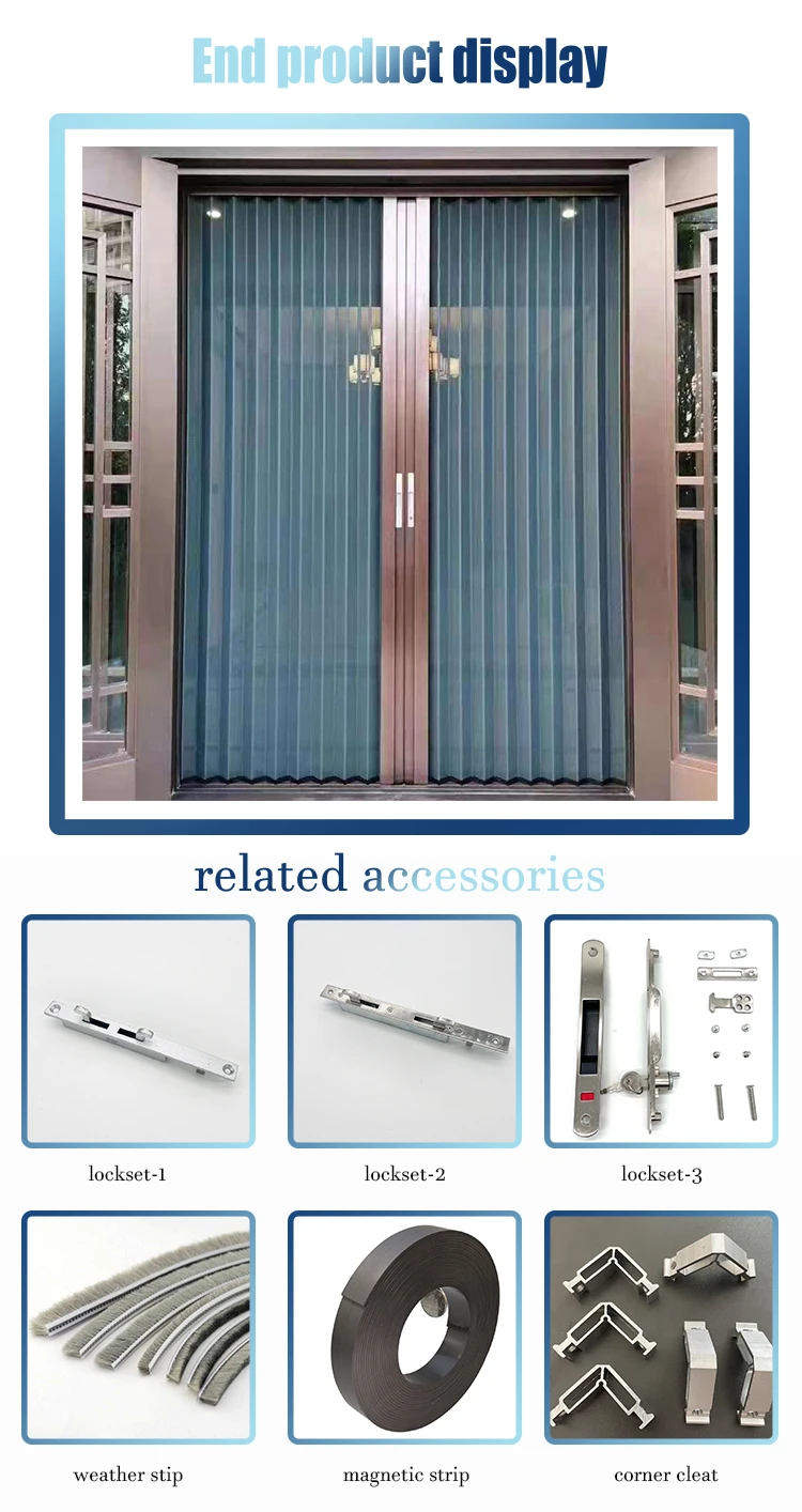 PVC Slat for Trackless Screen Window Pleated Net Plastic Seal Strip Ang ...