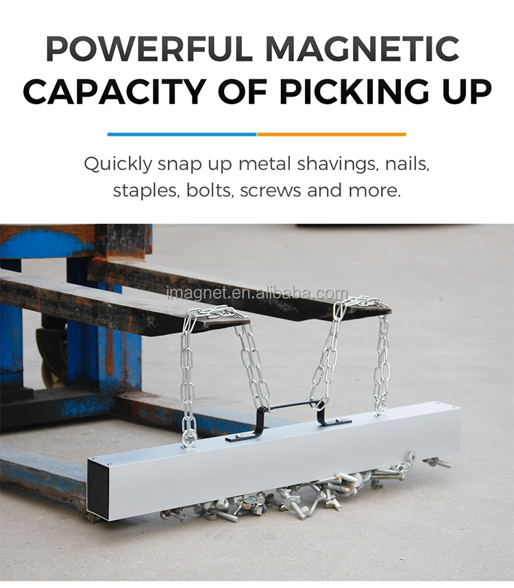 Clean Sweep Magnetic Floor Sweeper, Self-Cleaning Sweeping Tool ...