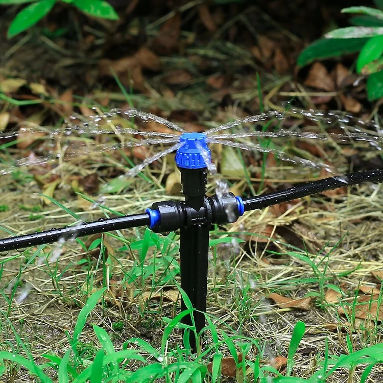 Efficient Drip Irrigation with 8-Hole Adjustable Emitters