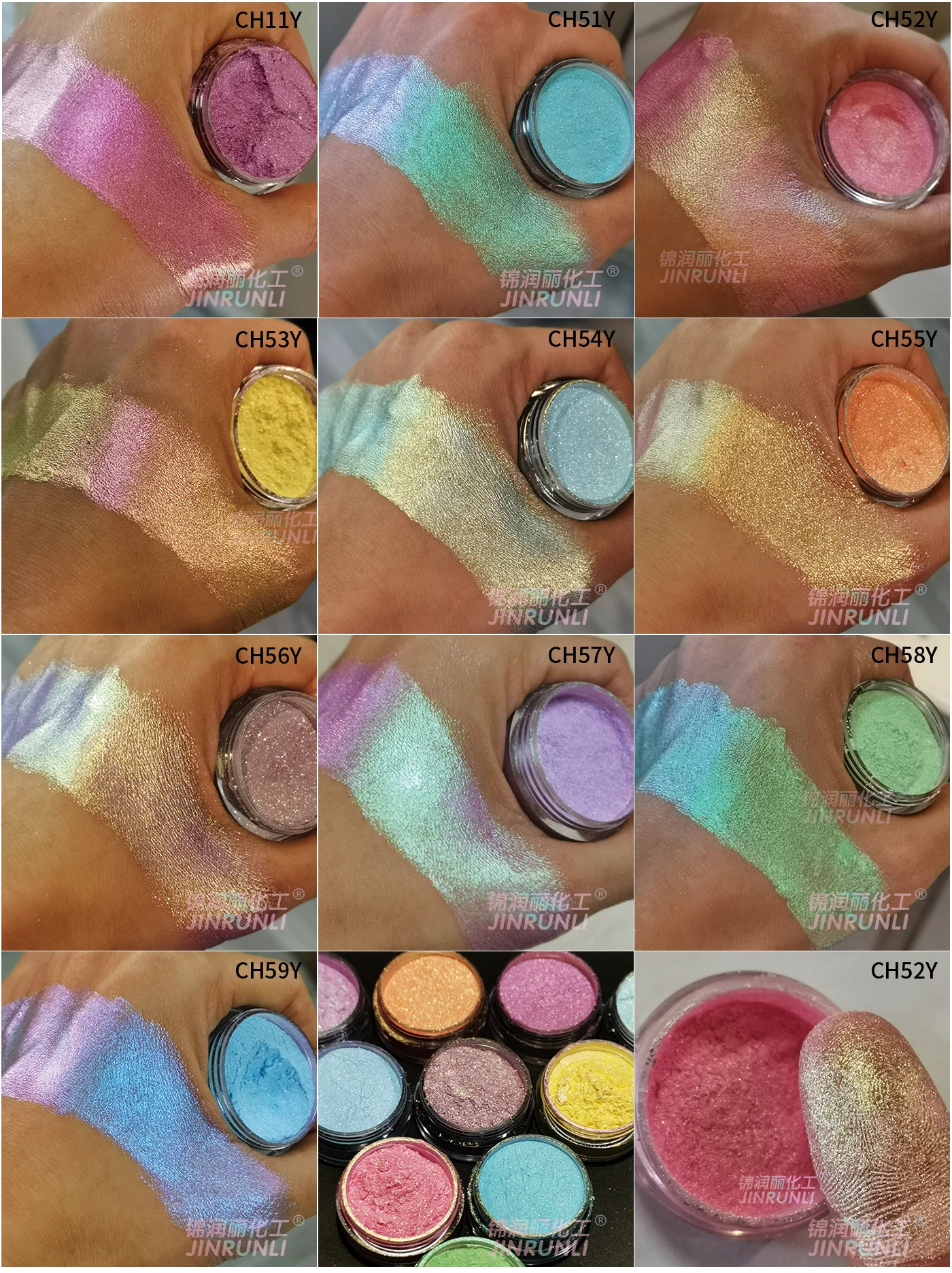 Candy Aurora Powder Pigment Multichrome Chameleon Color Shift Cosmetic ...