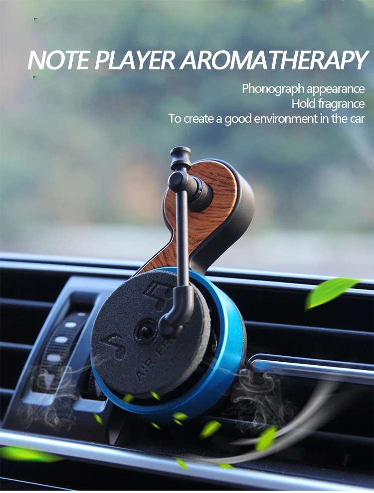 Creative Vintage Phonograph Car Essential Oil Scented Tablet Air ...