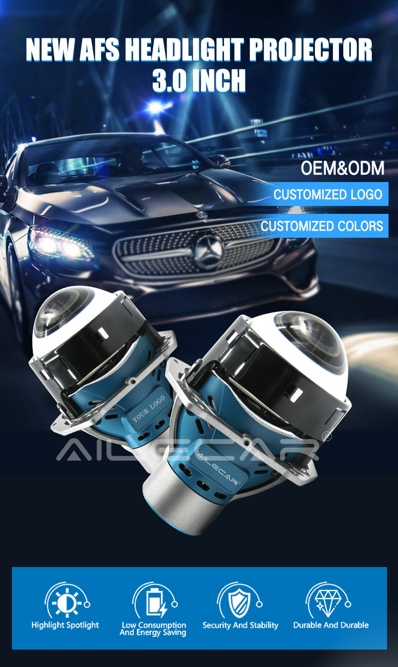 Afs Led Projector Lens 3.0 Inch With Automatic Sensor Led High Power ...