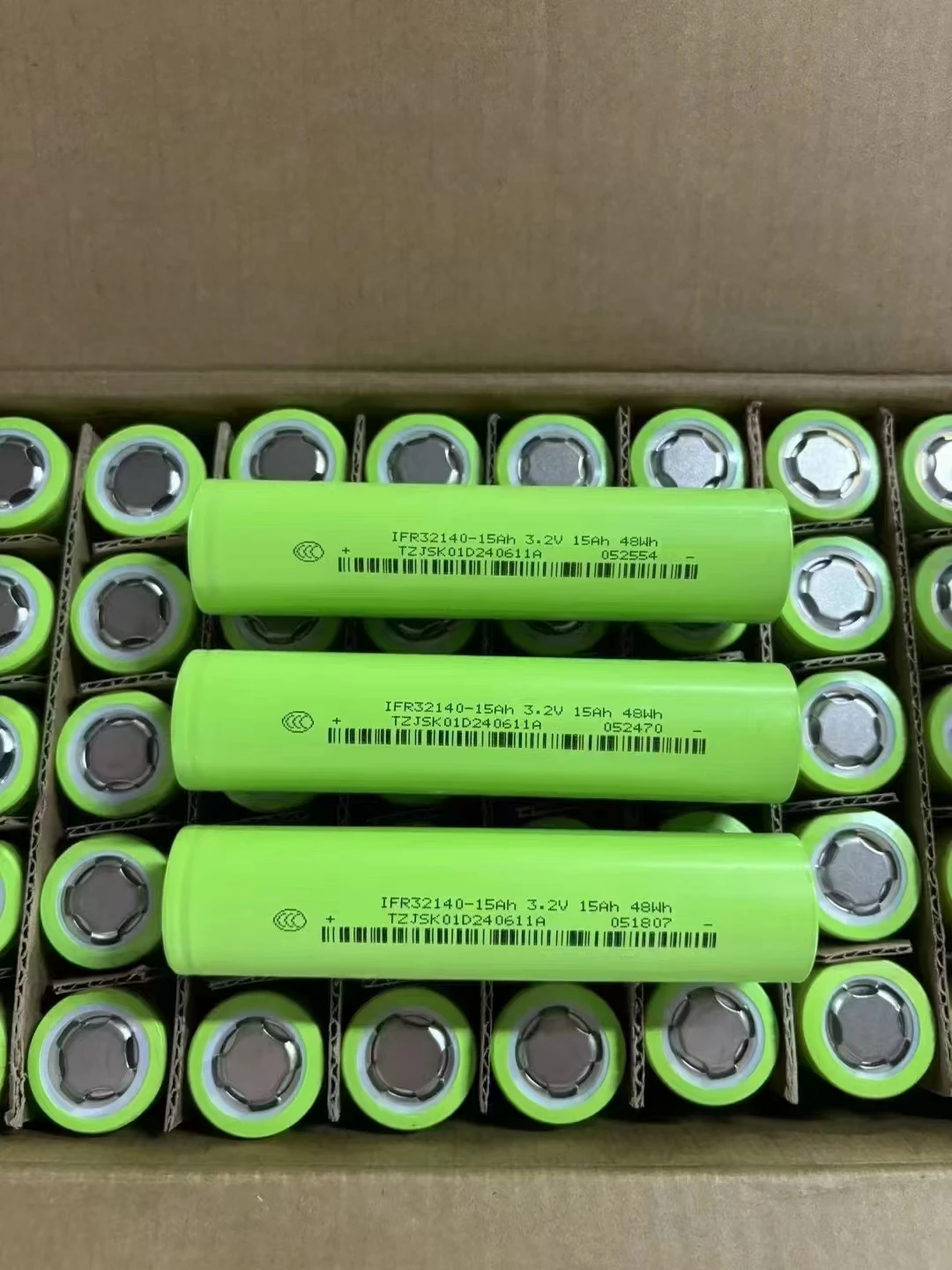 2025 JSK LFP32140 15ah 48wh Lithium-Ion Cell for Motorcycle Battery Pack