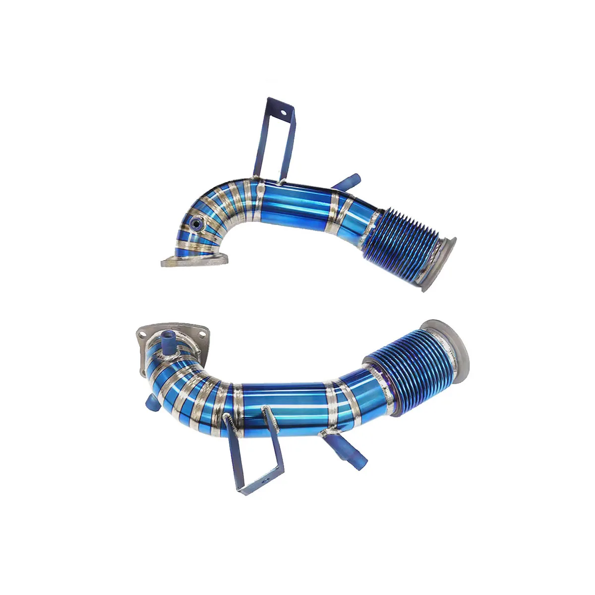 For 2020+ Audi R8 V10 Titanium OPF Midpipe Customized Performance Parts ...