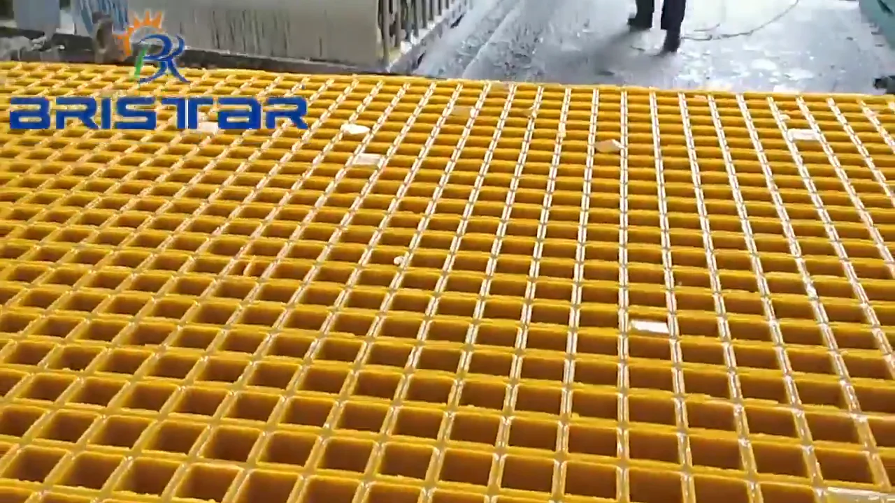 Hf Fiberglass Roof Panel Sheet Mesh Grp Walkways Grated Perforated ...