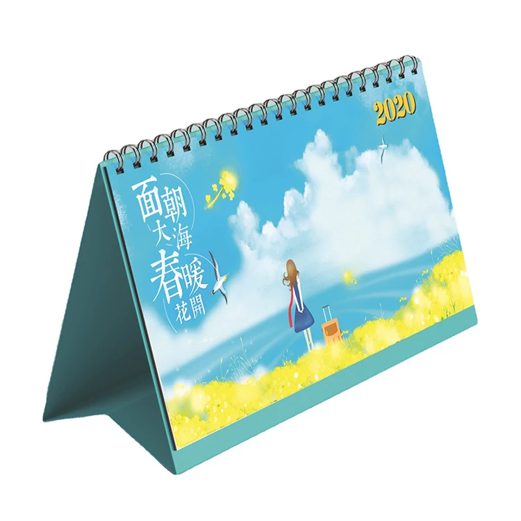 Folding Desk Calendar Stand Planner - Custom Printing 2022