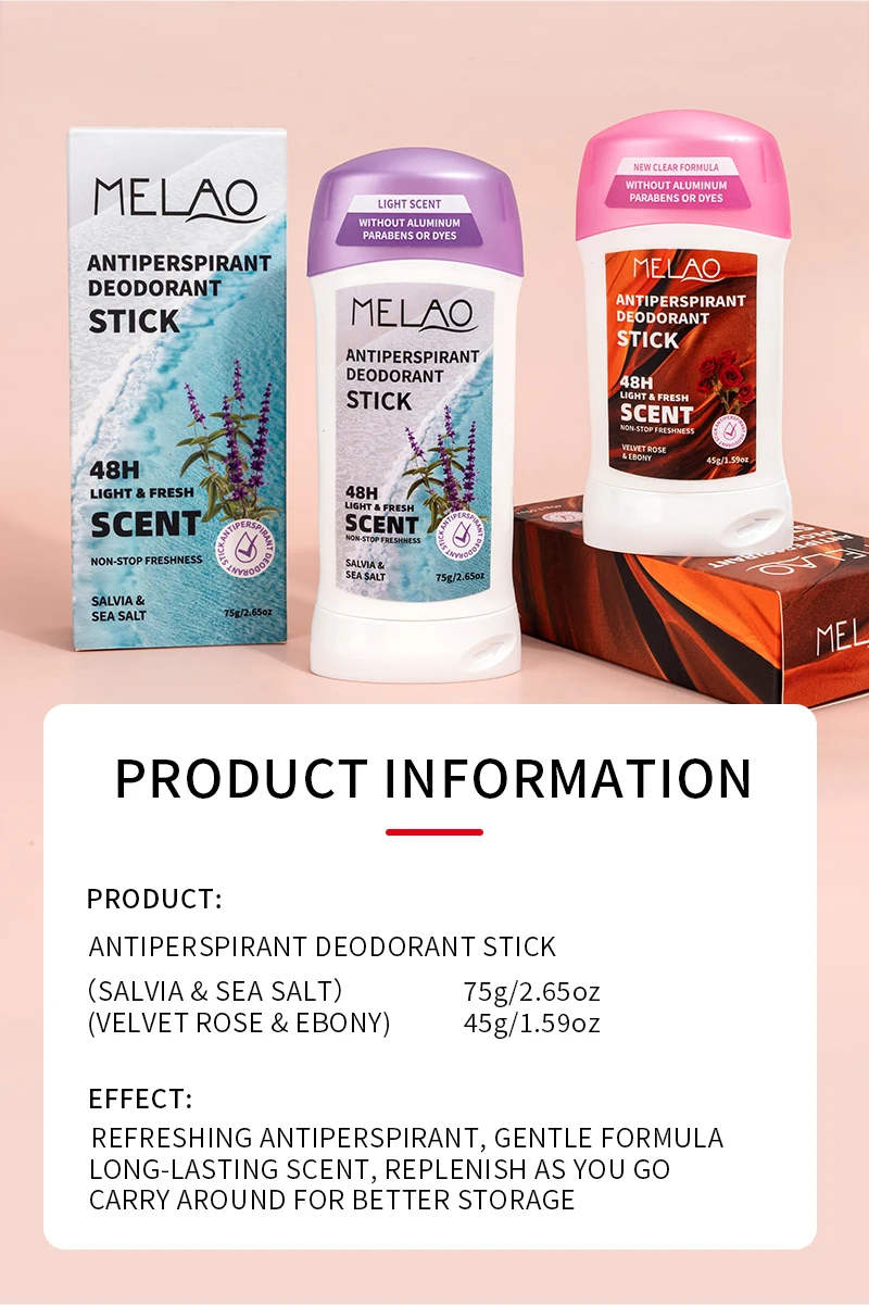 Melao Private Label Natural Antiperspirant Deodorant
