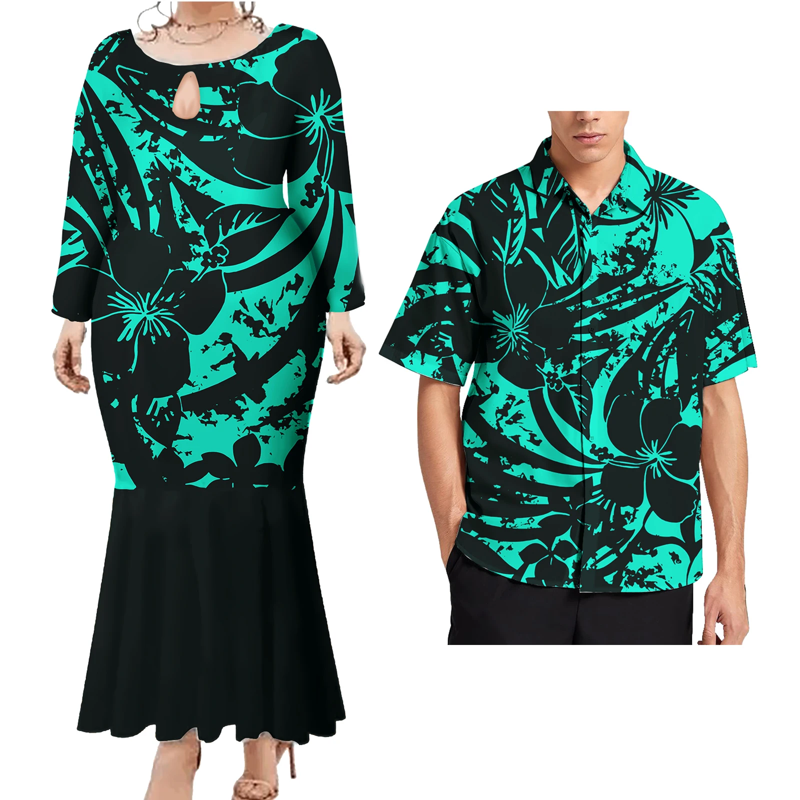 Polynesian Tribal Traditional Samoan Puletasi Dress For Women Custom ...