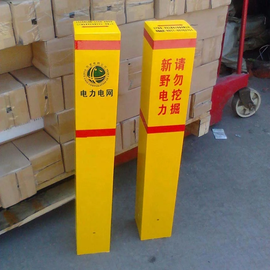 Customized Fiberglass Marker Post Frp Grp Sign Post In Fair Price - Buy ...