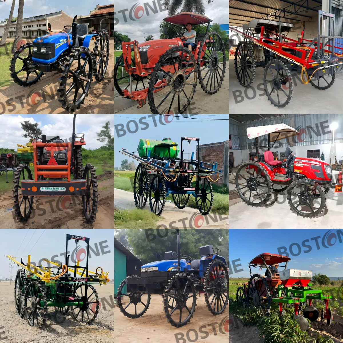 New Rice Trans Planter Tractor Iron Wheels Agricultural Farm Boom ...