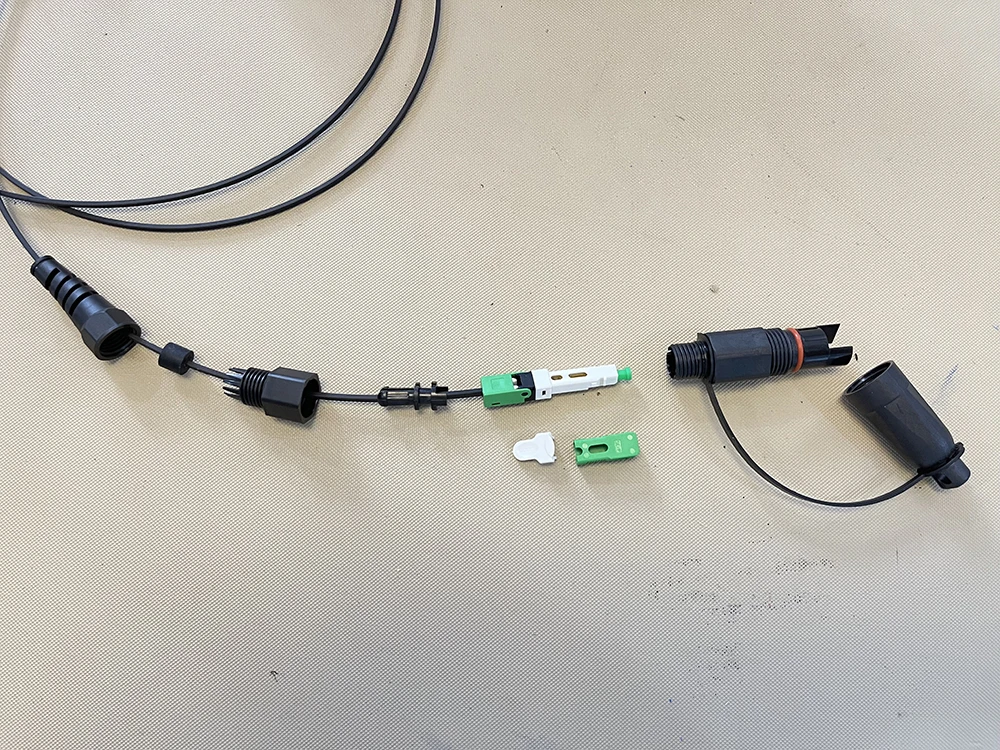 Pre-terminated Reinforced SC APC Waterproof Corning Opti-tap Fast ...
