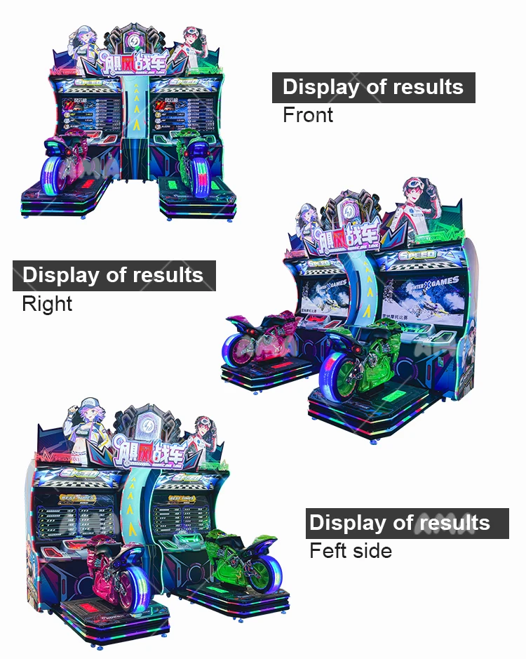 AMA Super Bike Indoor Arcade Racing Simulator Coin Operated Moto Racing ...