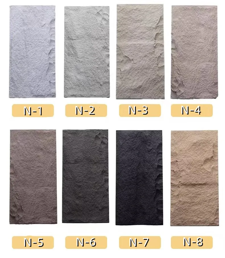 Modern Design Elevate Aesthetics Pu Stone Panel Grandeur Polyurethane ...