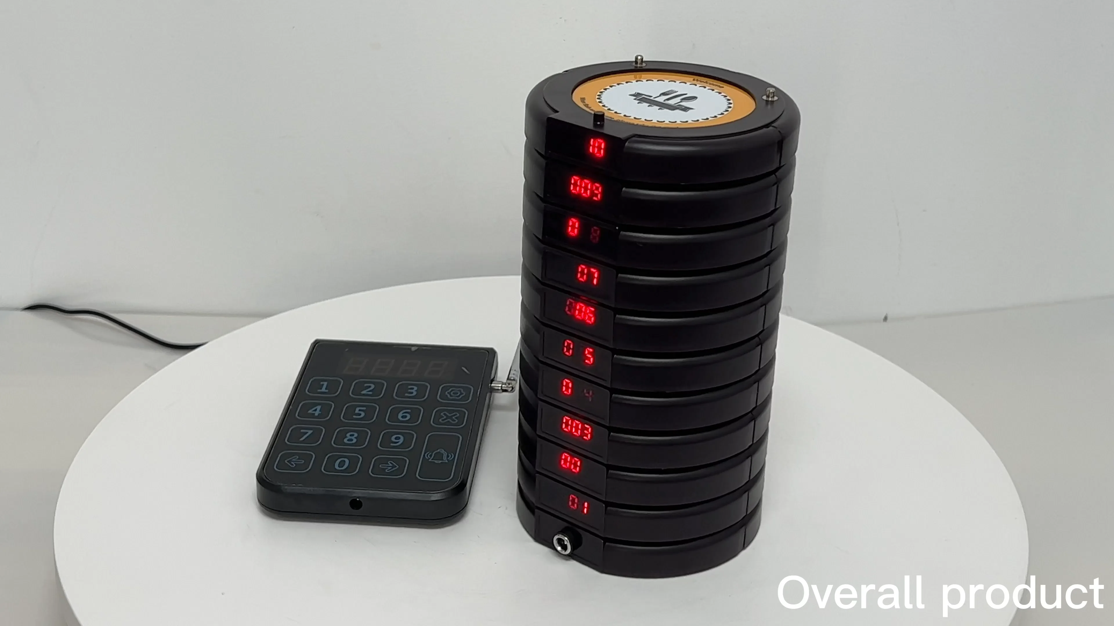 Restaurant Pager System,Queue Wireless Calling Coaster Pager,Charge A ...