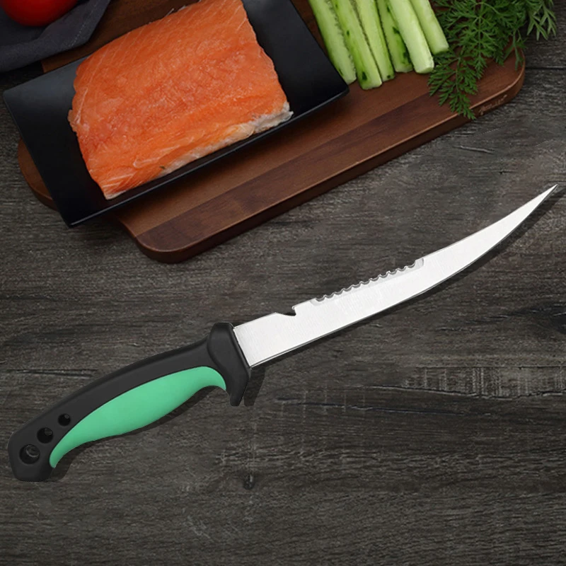 Portable Japanese Fish Cutting Knife Kitchen Fish Fillet Knife ...
