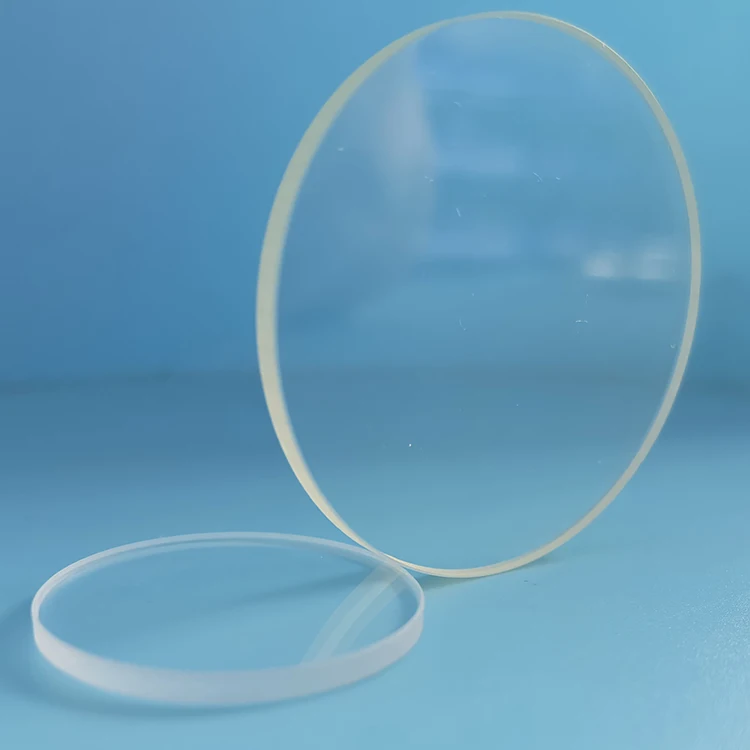 Sapphire Crystal UV VIS IR Pass Round Protective Window