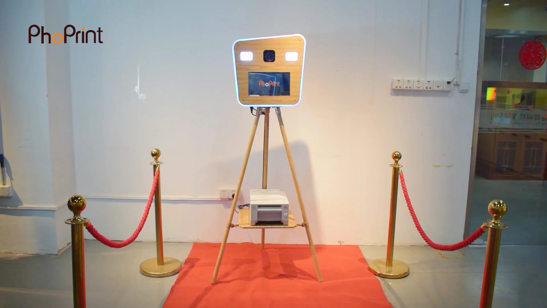 Phoprint Light Weight Vintage Portable Open Air Selfie Photo Booth ...