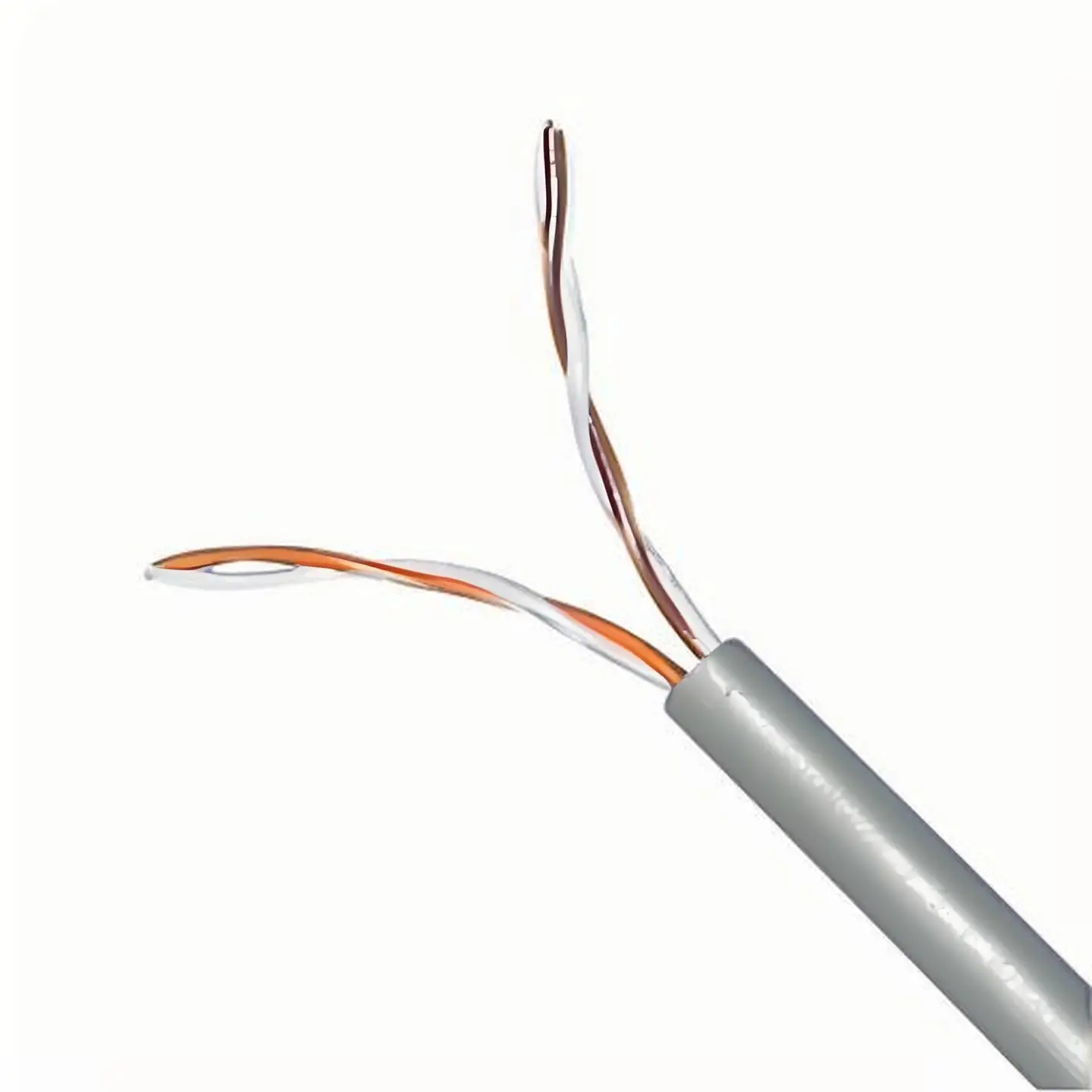 Cat3 UTP Cable with PVC Sheath Oxygen-free Copper Solid Conductor ...