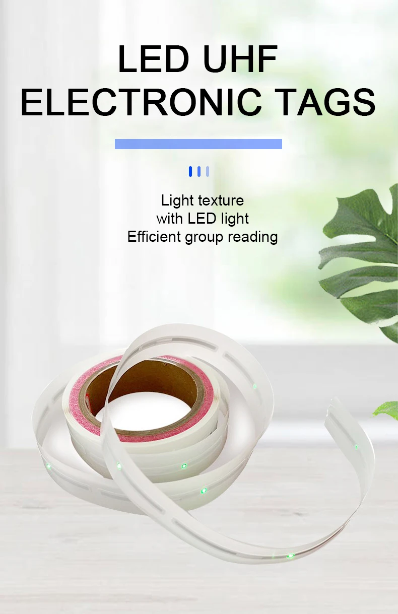 Long Range Recognition Gen2 Uhf Sticker Led Acousto-optic Electronic ...