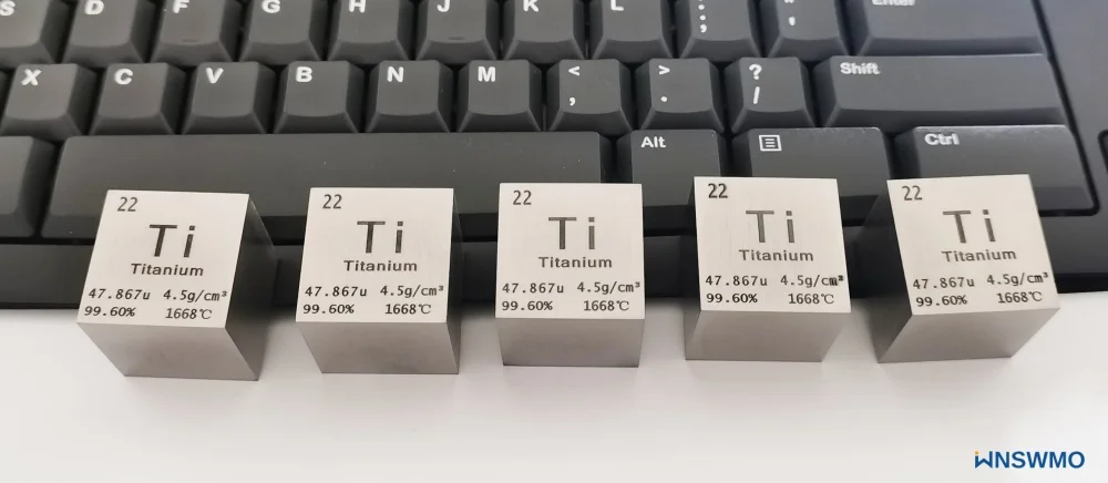 1inch Titanium Cubic Periodieke Pure Titanium Cubic Metalen Gift - Buy ...