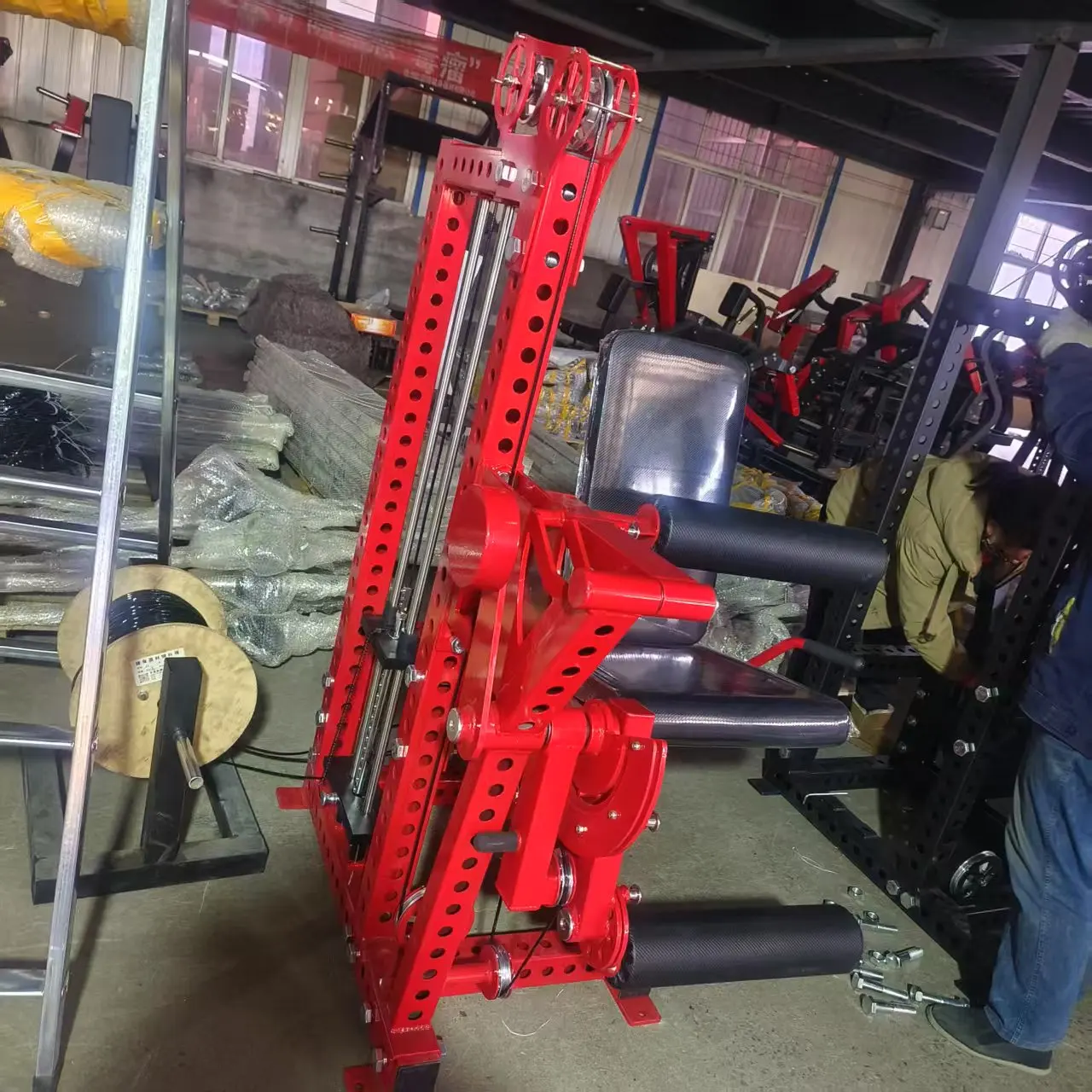 Leg Extension Leg Curl Machine - Dual Function Gym Equipment