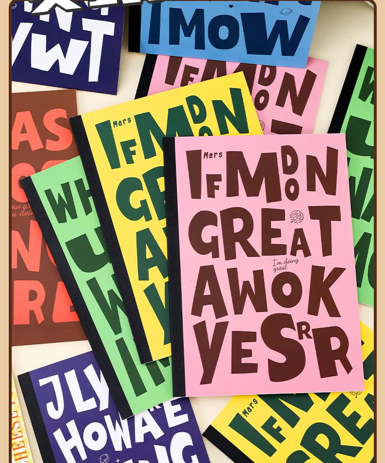 Hot Creative Wireless Adhesive B5 Exercise Book Thickened Horizontal ...