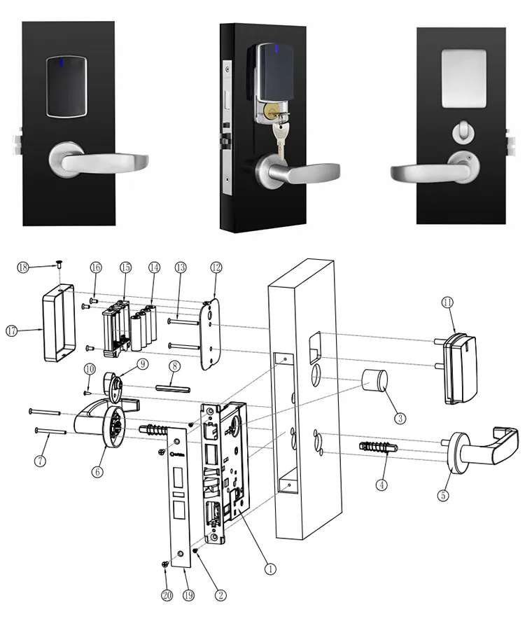 Orbita High Security Master Key RFID Key Card Locks