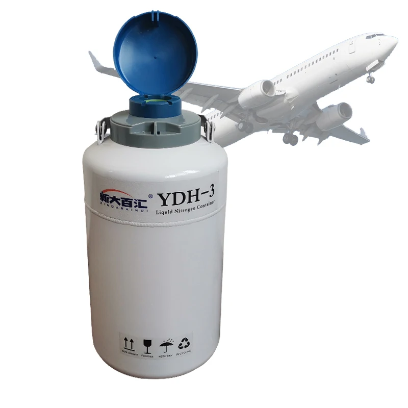 Cryo Storage Liquid Nitrogen Dewar Pressure Vessel SC4/3V Aluminum ...