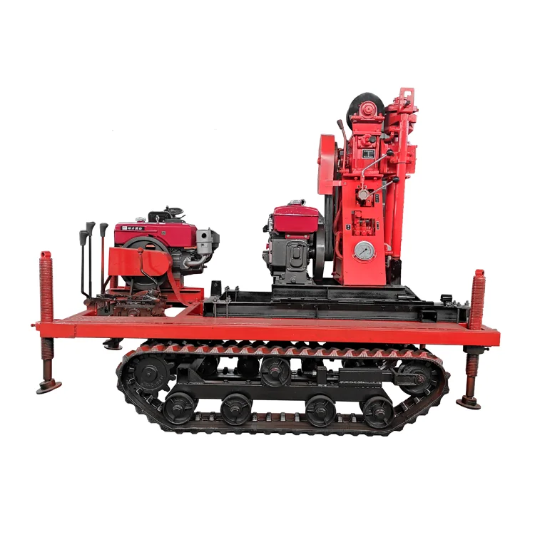 50m Small Core Sampling Drill Rig Hr-50d Exploration Drill Rig ...