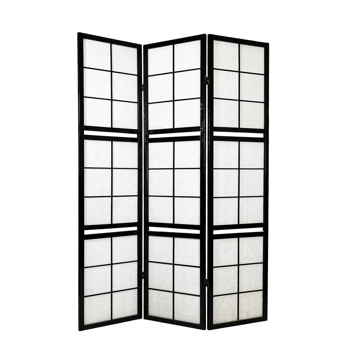 Fabric Movable Partition Wall System Wooden Decorative Shoji Screen ...