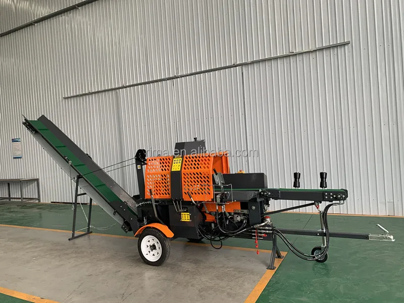 Forestry Machinery Automatic Wood Splitter / Holzspalter / Firewood ...