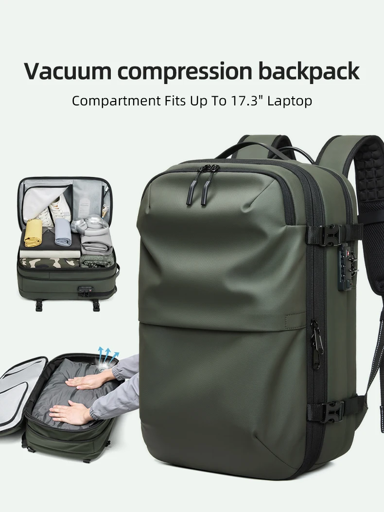 Men's Airback Compression Laptop Backpack - Ultimate Travel Storage