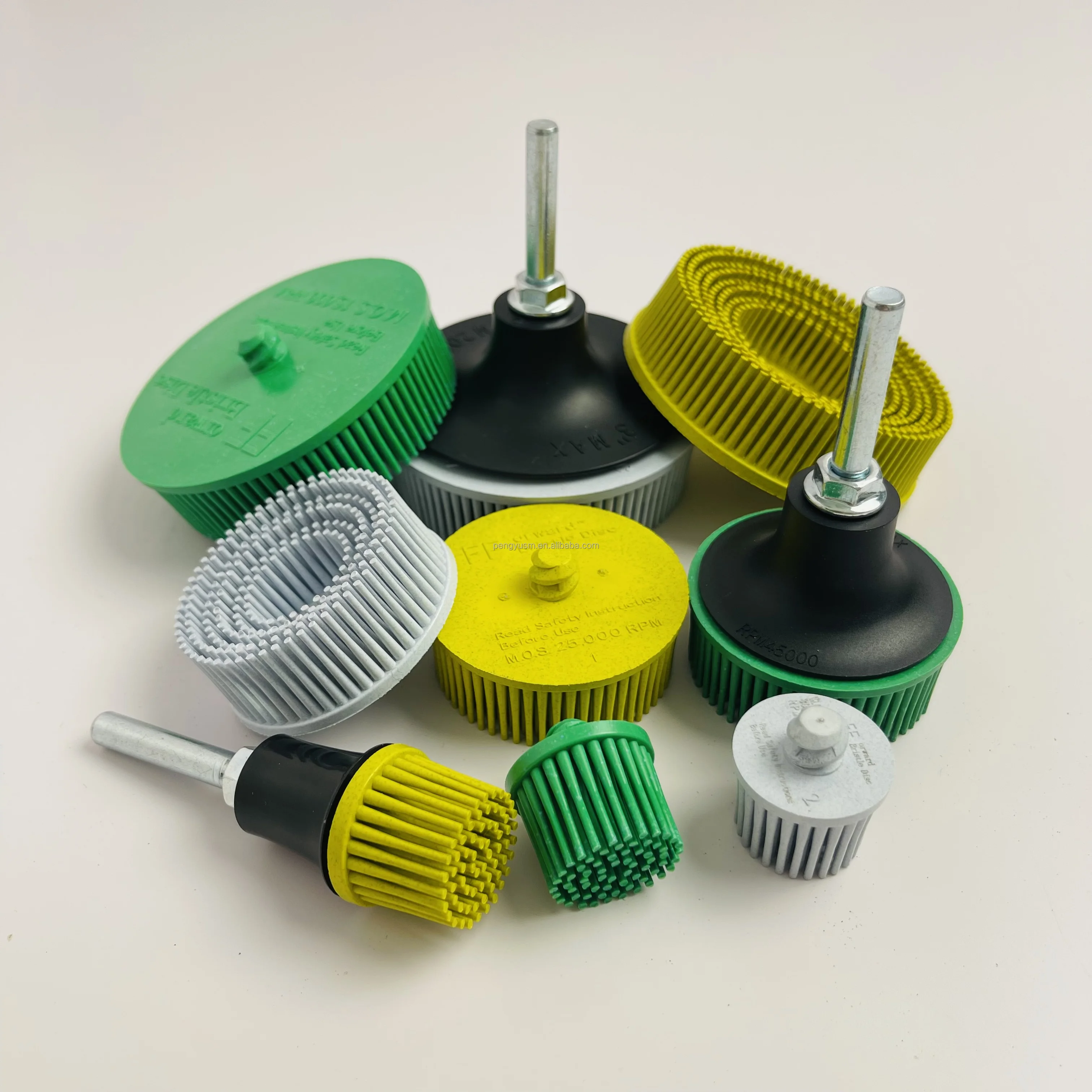Wholesale 3 Inch Molded Roll Lock High-Hardness Bristle Disc Abrasive ...
