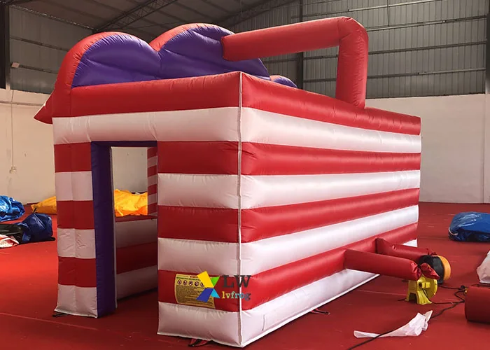 Hot Sale Outdoor Party Inflatable Games 4 In1custom Fun Fair Stall ...