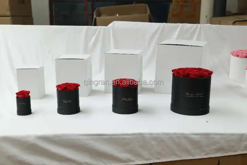 Forever Rose Everlasting Flower Preserved Rose With Hug Bucket Top ...