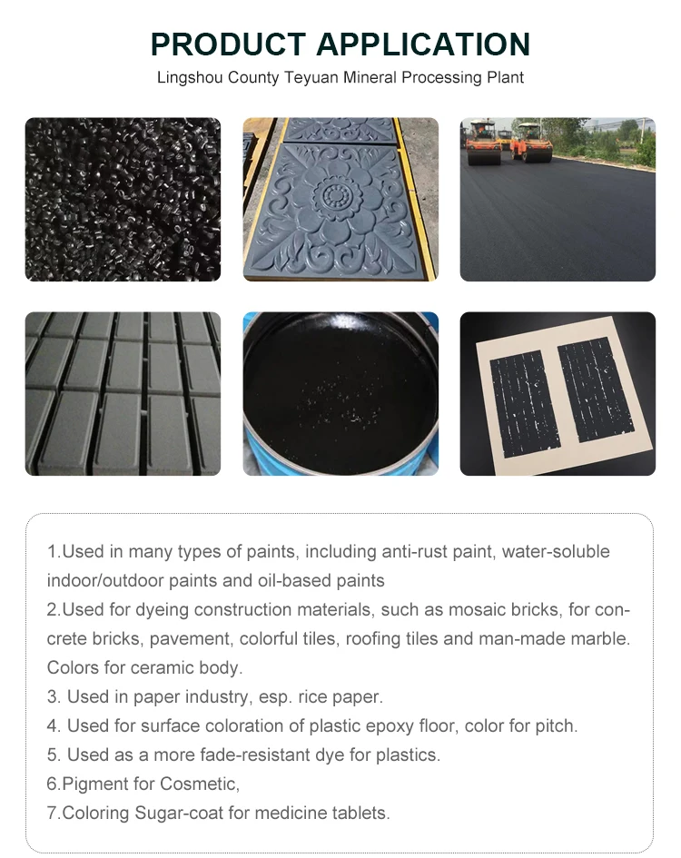 Black Iron Oxide Fe3o4 Magnetite Powder - Versatile Pigment