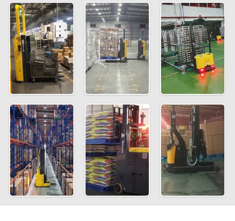 Automated Guided Vehicle Unmanned Forklift AGV for Transport Material Handling Equipment AGV ...