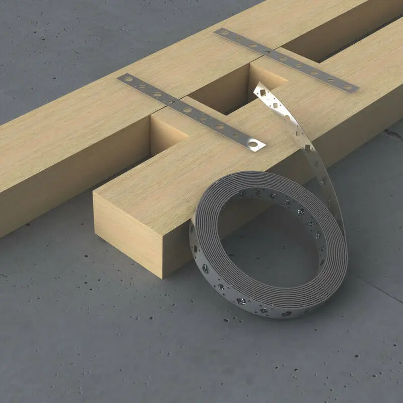 Perforated Banding Metal HVAC Duct Straps - Durable & Versatile