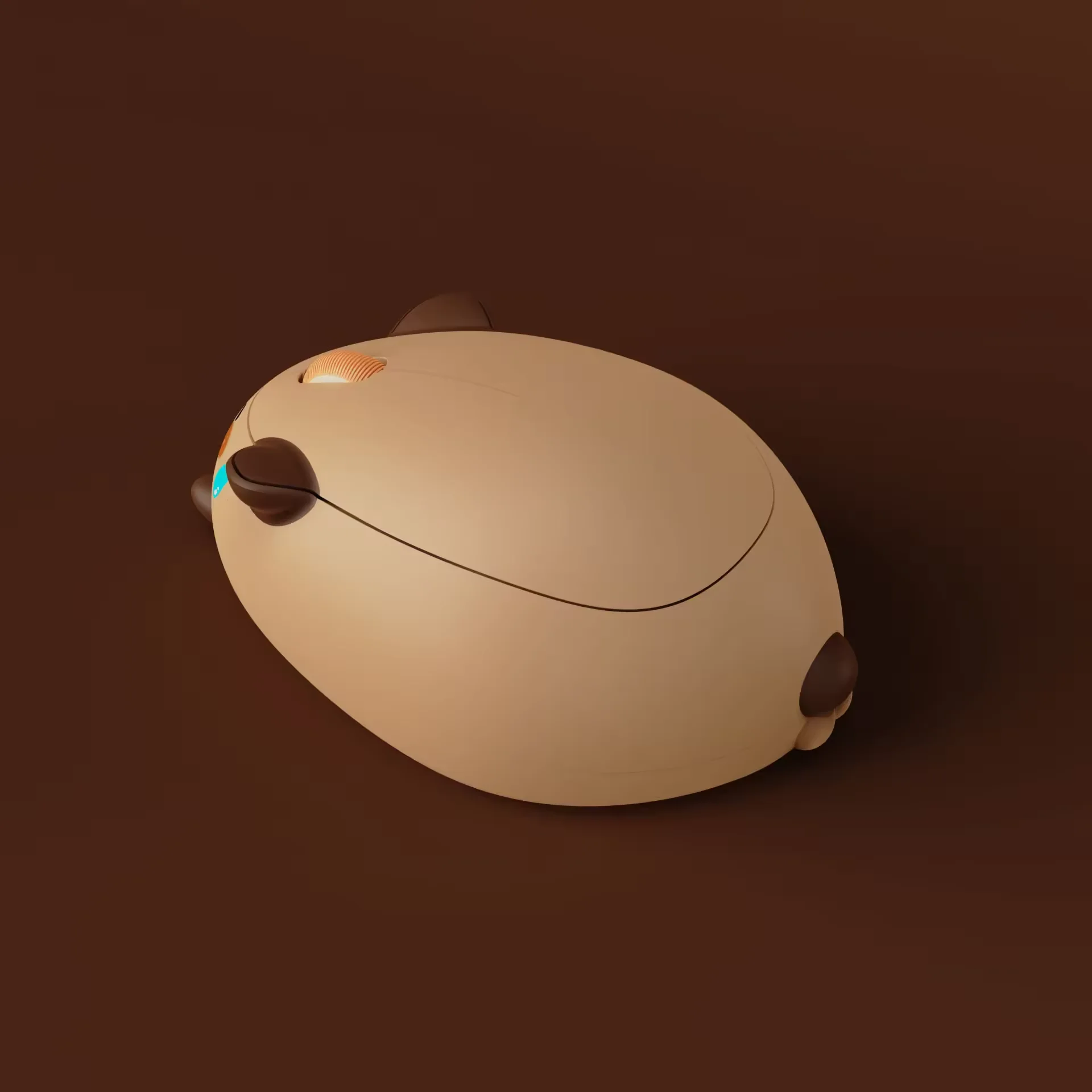 Akko Capybara Super Light Mouse - Cute & Ergonomic Gaming