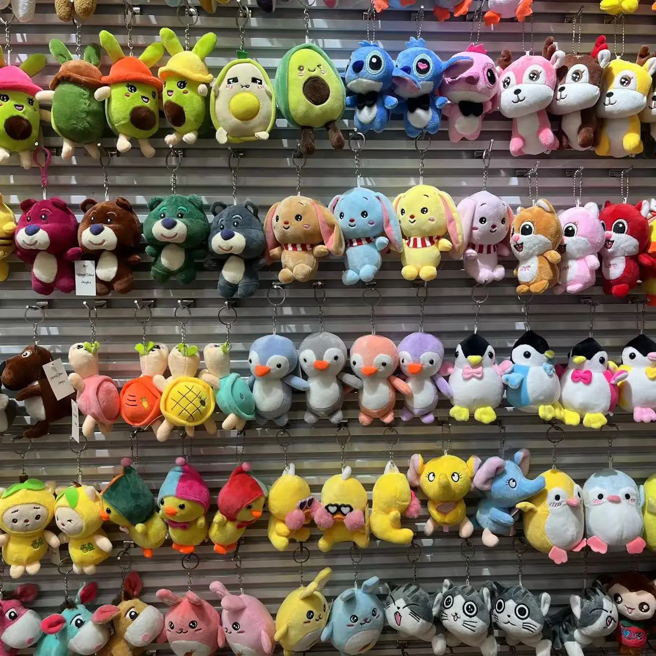 High Quality Cute Cartoon Mini Plush Keychains - Perfect Promotional Gifts