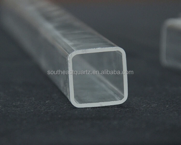 Custom Clear Square Glass Quartz Tube - Buy Square Glass Quartz Tube ...
