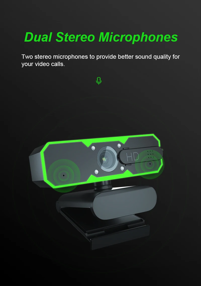 Anywii Factory Oem H782 Fhd Rgb Lights Gaming Webcam Web Camera 1080p ...