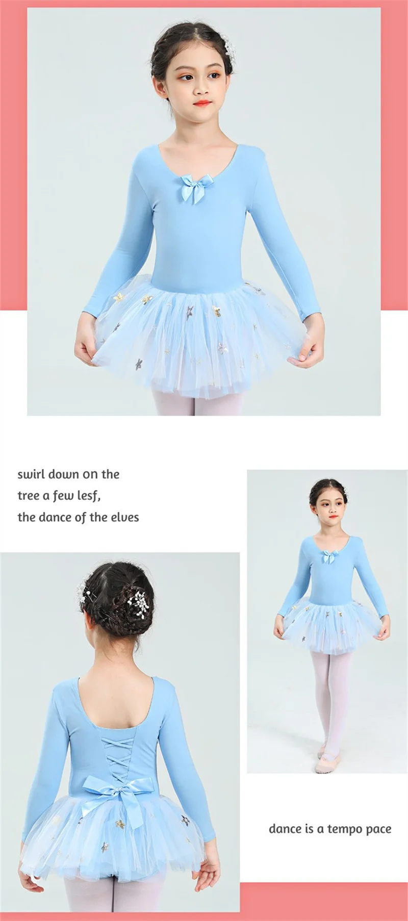 Oem Custom Classic Ballet Uniforms Leotards Dancing Clothes Star Sequin ...