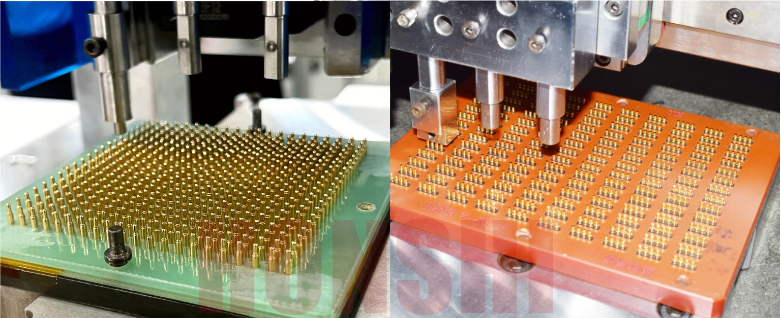 Angled Through-hole Type Spring-loaded Pins Contacts Precision Machined ...