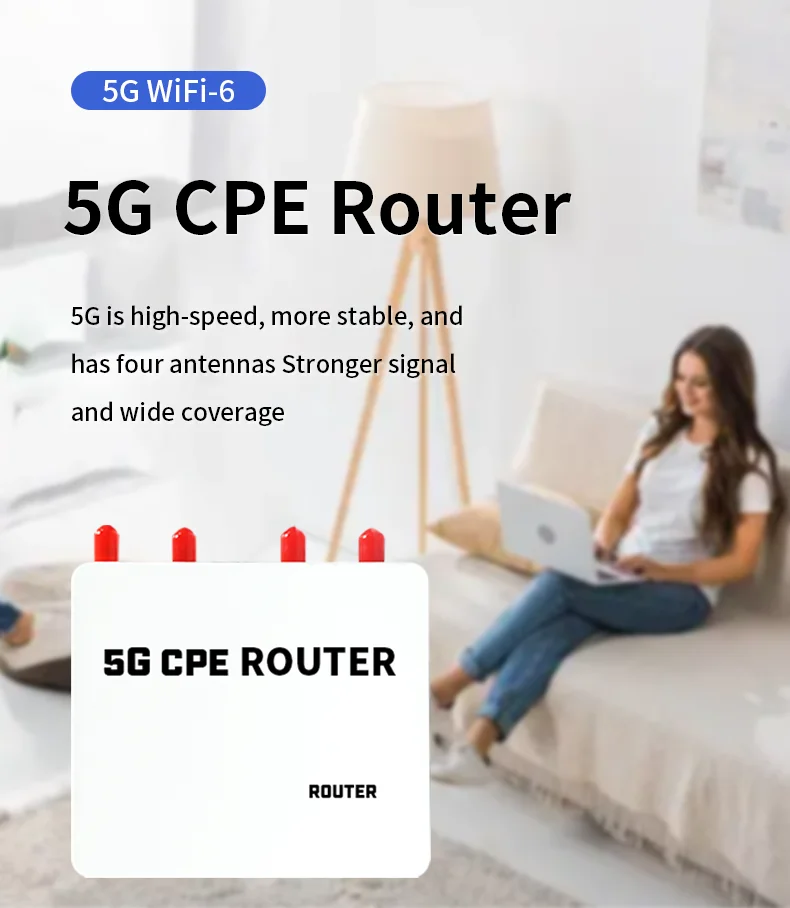 Industrial Wireless 5g Cpe Router With Sim Card Lan 5g Cpe Router - Buy ...