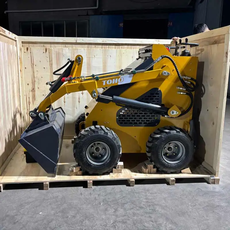 Free Shipping Mini Skid Steer Loader Cheap Wheel Loader Minicargador Farm CE EPA Engine Compact ...