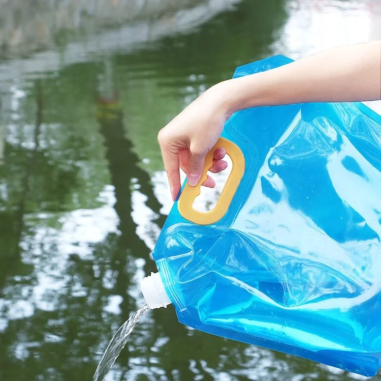 Emergency Water Container Freezable Bpa Free Food Grade Clear Plastic ...